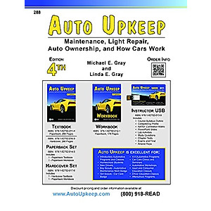 Auto Upkeep: Maintenance, Light Repair, Auto Ownership, and How Cars Work