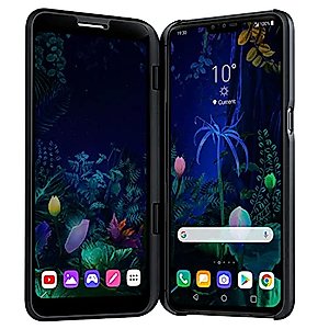 LG V50 Dual Screen Case - DualScreen 6.2" OLED FHD Display Case for LG V50 ThinQ 5G Smartphone, Original Cover LM505N (Case Only) - Black