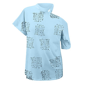 Bravetoshop Women Summer Short Sleeve Tops I Love My Mom Graphic T Shirts Casual Cold Shoulder Blouse (C-Blue,XL)