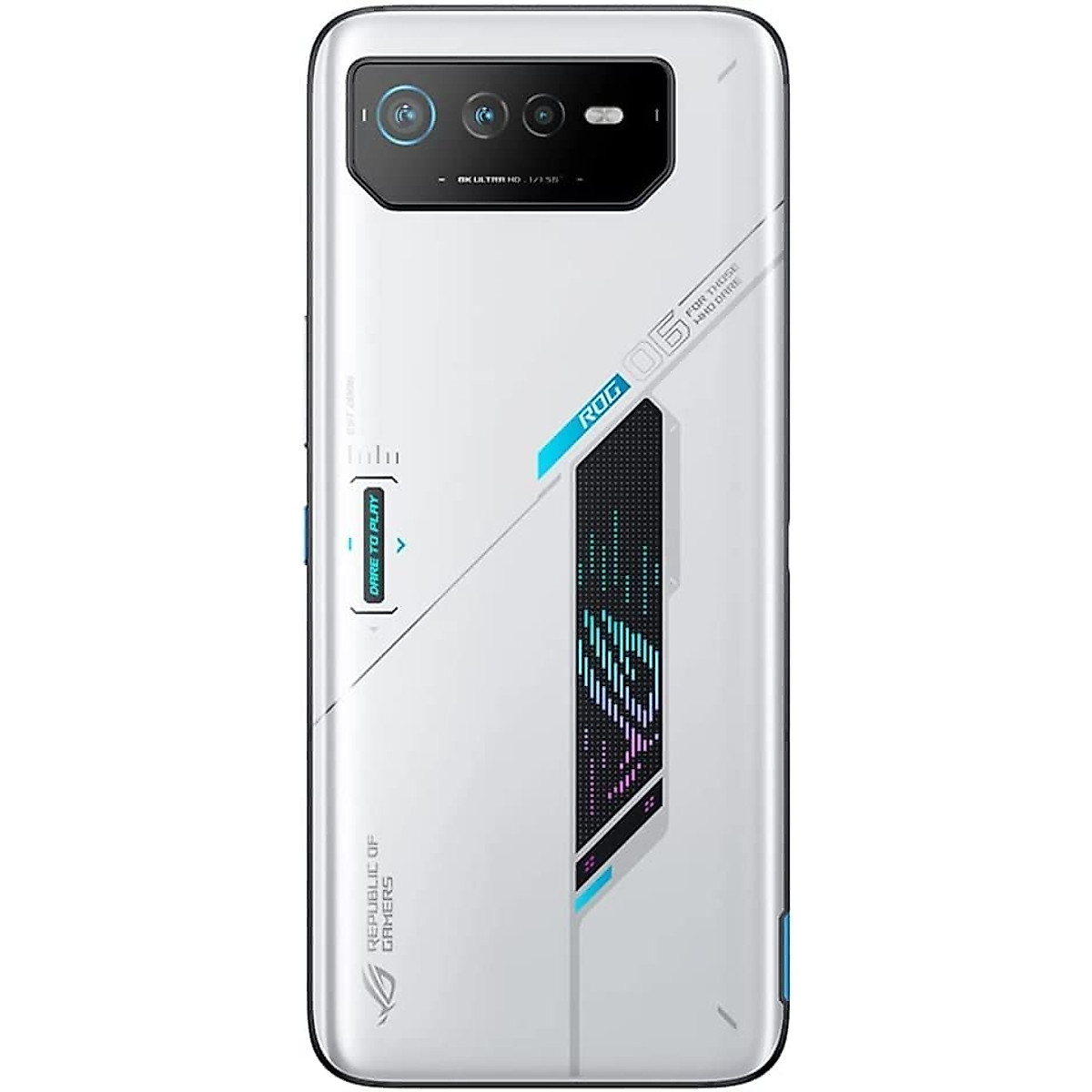 ASUS ROG Phone 6 5G 512GB 16GB RAM Factory Unlocked (GSM Only | No CDMA - not Compatible with Verizon/Sprint) Global Version - White
