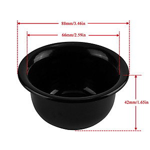 Faleto Stainless Steel Shaving Brush Stand Holder and Soap Bowl Mug Set for Safety Razor Brush