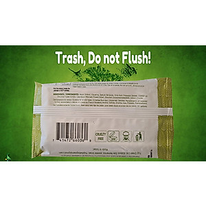 Baby Green Wipes Unscented compostable Organic Biodegradable – Travel Pack (12 Packs of 20) 240 for Sensitive Skin