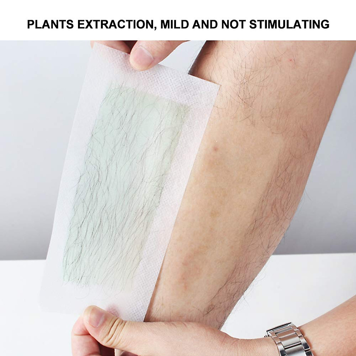 40 Sheet/Pack Disposable Professional Hair Removal Tool Depilatory Paper Epilator Women Wax Strip Paper, Depilatory Strips Paper for Women Men