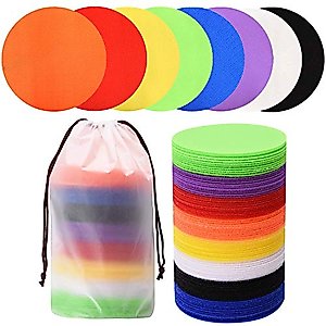 Carpet Markers 80 PCS - Multicolor Spot Markers for Classroom, Magic Carpet Marker Spots Circles Dots for Kids, Teachers, Preschool and Kindergarten