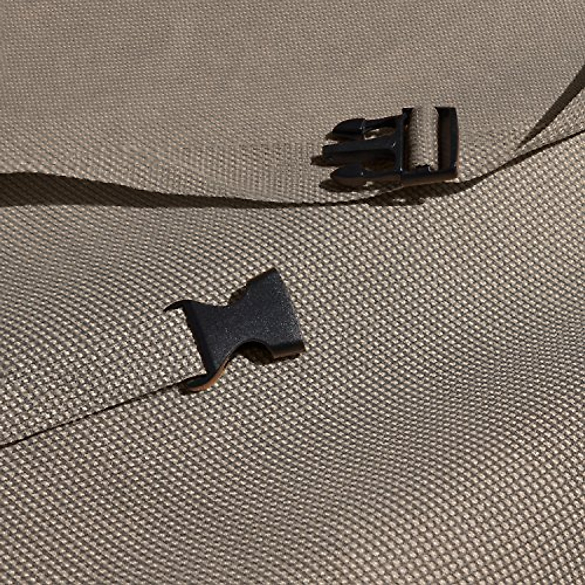 Budge P5A09PM1 English Garden Square Patio Table Cover Heavy Duty and Waterproof, Medium, Two-Tone Tan