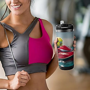 Cute Budgie on Motorboat Travel Coffee Mug Reusable Insulated Drinking Cup with Lid for Home Outdoor Works 13 Oz