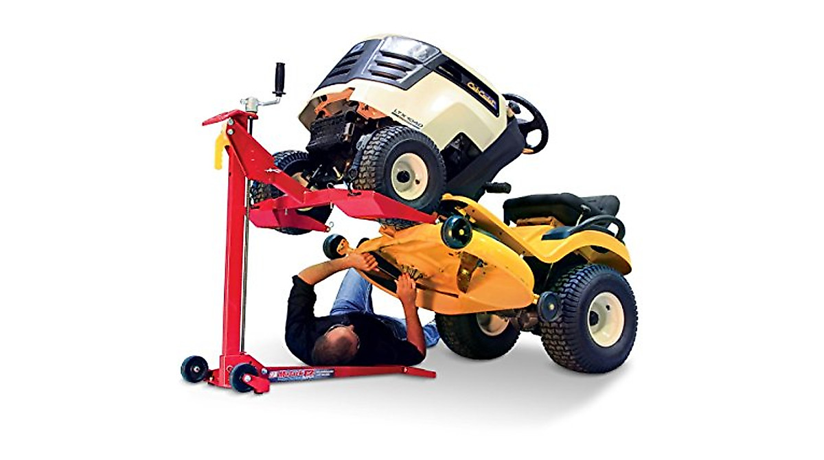 MoJack EZ Max Lawn Mower Lift – Safe, Foldable and Heavy-Duty, 450lb ...