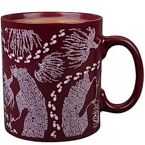 Harry Potter Marauder's Map Heat Changing Coffee Mug, 11oz - Marauders Map Image Reveals with Heat - Officially Licensed - Gift for Kids, Teens & Adults - Ceramic