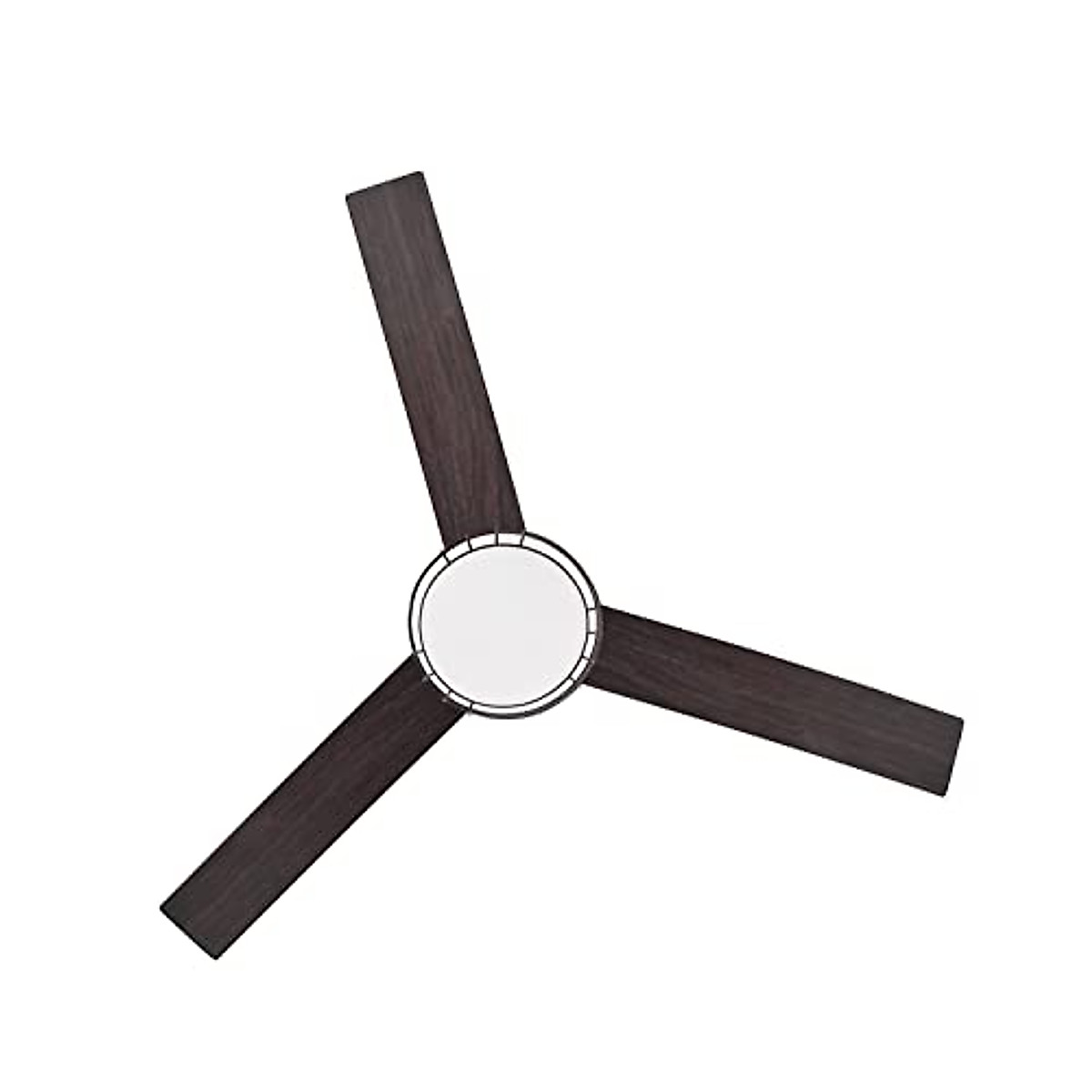 Design House 157347 Ajax Industrial Modern Indoor Ceiling Fan with LED Light Kit, 3-Blades, Reverse Airflow, Wall Control, 52-inch, Oil Rubbed Bronze