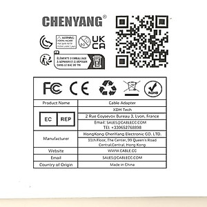 ChenYang SD SDHC SDXC to CF Type I Compact Flash Memory Card Adapter Reader Support16/32/64/128/256GB CF to SD Card Converter