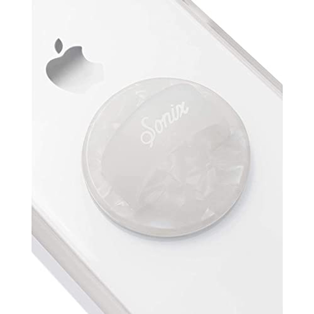 Sonix Silicone Phone Ring - Pearl Tort, White