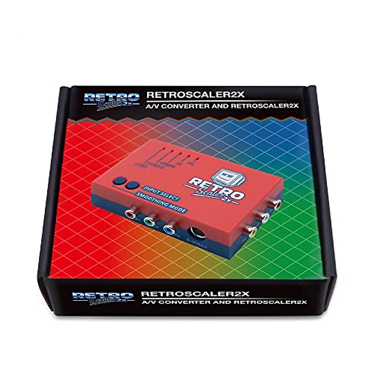 Kacenray A/V to HDMI Converter and Line Doubler for Retro Game Console PS2 / N64 / NES/Dreamcast/Saturn / MD1 / MD2