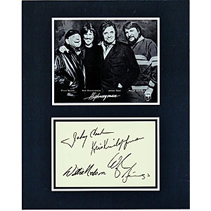 The Highwaymen, 8 X 10 Autograph Photo on Glossy Photo Paper