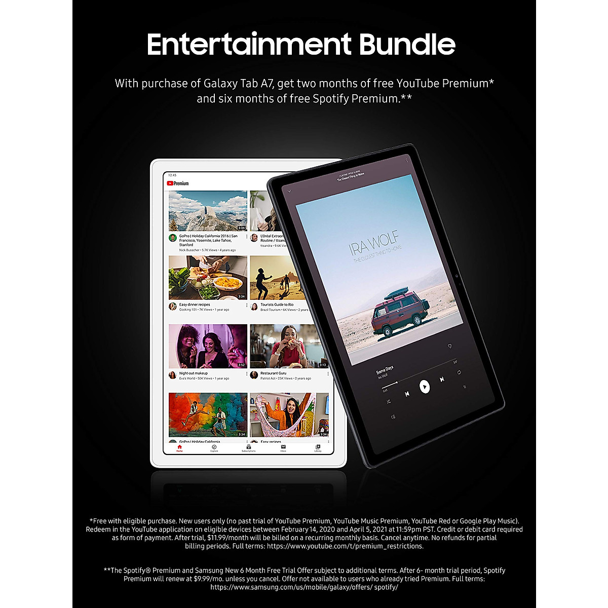 SAMSUNG Galaxy Tab A7 10.4 Wi-Fi 64GB Silver (SM-T500NZSEXAR) (Renewed)