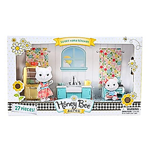 Sunny Days Entertainment Honey Bee Acres Sweet Home Kitchen Accessories Playset, 27 Piece Set: