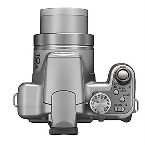 Panasonic Lumix DMC-FZ18S 8.1MP Digital Camera with 18x Wide Angle MEGA Optical Image Stabilized Zoom (Silver)