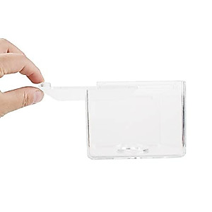 2 Pack Tissue Box Cover, Clear Tissue Box Holder, Acrylic Tissue Box, Clear Plastic Napkin Case for Bathroom, Kitchen,Home,Rectangle