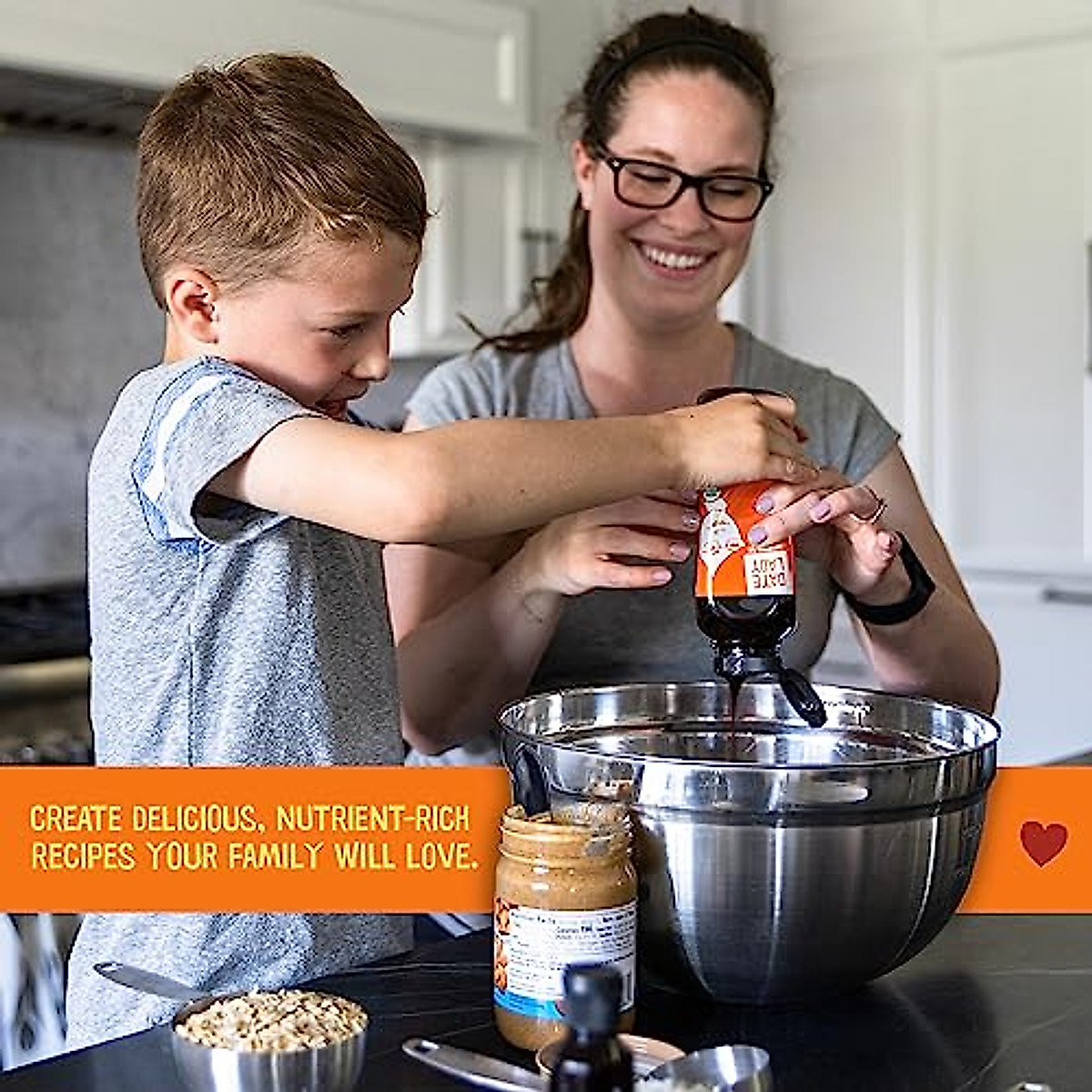 Date Syrup by Date Lady 12 Ounce Squeeze Bottles | (2-Pack) | Organic, Vegan, Paleo, Gluten-free & Kosher | Sugar Substitute | More Nutrition Than Maple Syrup or Honey