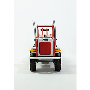 Moover Toys – Push Ride-On Wood Mac Truck- Six Rubberized Wheels - Push Balance Bike/Truck/Walker - Early Walk Development and Muscle Strength Enhancement for Children 18M+ Red