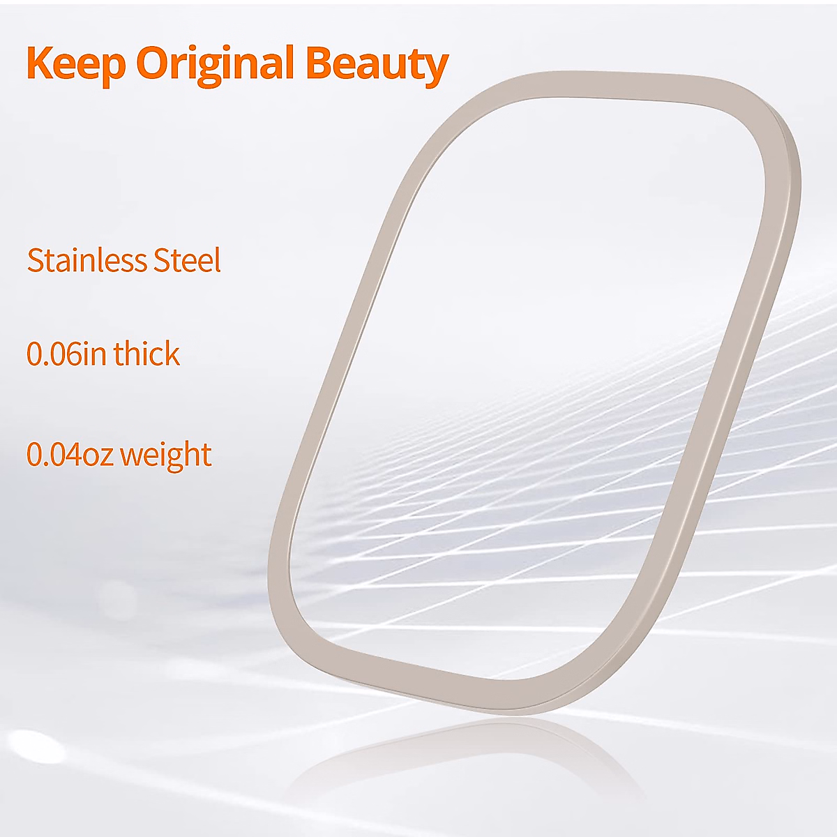 Compatible for Apple Watch Ultra Case 49MM [Enjoy Original], Ultra-Thin Stainless Steel Frame Water-Proof Bezel Case Designed for iWatch Ultra 49MM [Without Screen Protector]