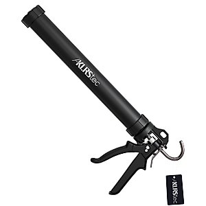 KLRStec PRO XL Sausage Caulk Gun [20 oz / 600ml] Heavy Duty 25:1 Thrust Ration Caulking Tube Gun - Professional Cartridge Gun for all common 10-20oz Sealants and Adhesives