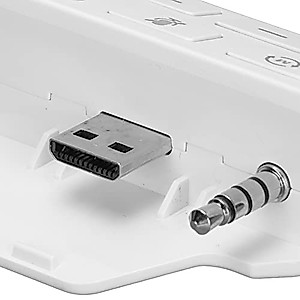 CUIFATI Sound Enhancer for Convenient Volume Up and Down Buttons The Voice Mode Greatly Attenuates Environmental Sounds Designed for Controllers(White)