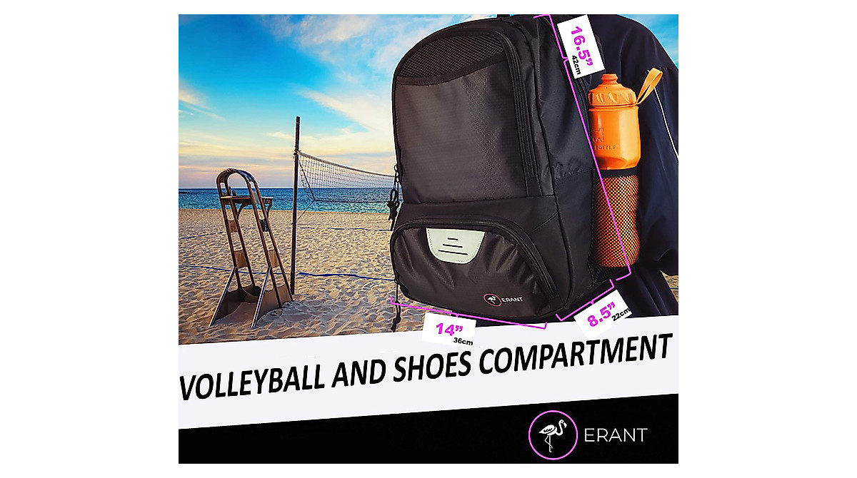 ERANT Athletic Volleyball Backpack - Durable & Spacious