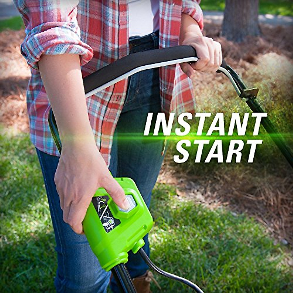 Greenworks 40V 21 inch Self-Propelled Cordless Lawn Mower, Battery Not Included MO40L02