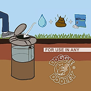 Doggie Dooley 36 Waste Tablets, White