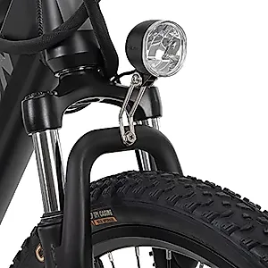 ROYCE UNION RTE 26” Electric Mountain Bike, Pedal Assist to 20MPH, Matte Black, 8 Speed, Removable 36V 10.4AH Lithium Battery