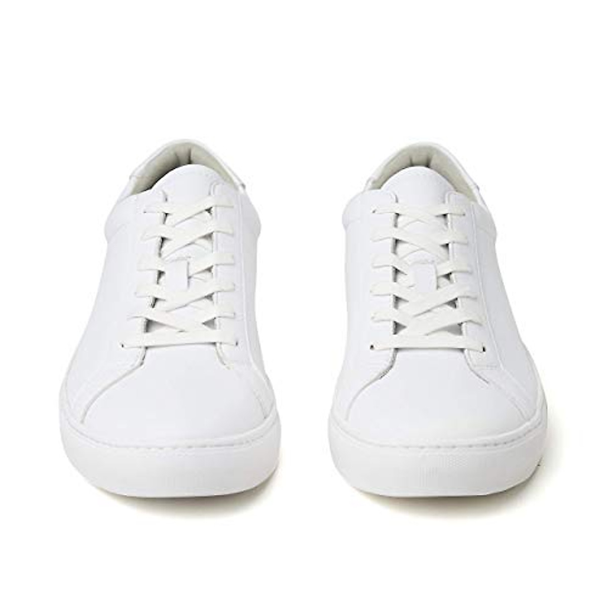 Voet Men's Milo Vegan Leather Classic Casual Fashion Sneaker, White, 10