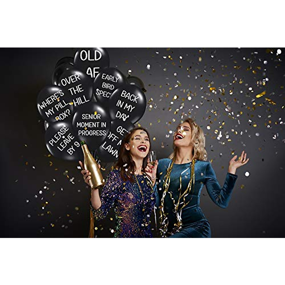 Funny Abusive Balloons | Fun Decoration for Adult Birthday Party | 8 Pack with Different Phrases (8 Pack)