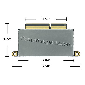 Odyson - 512GB NVMe SSD Upgrade Kit Replacement for Apple MacBook Pro 13" A1708 Non-Touch Bar Models (Late 2016-Mid 2017)