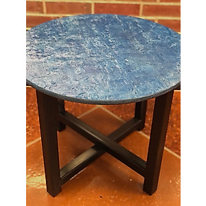 Concrete Cement Lazy Susan Unique, Hand Crafted, Gray, Turntable, 360 Degree Swivel, Made in The USA, Home Decor by Concrete Resurrection (Pacific 24")