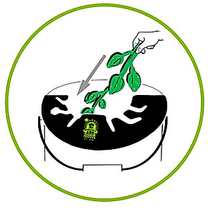 DeBudder Bucket Lid - Original 420 Brand - Bucket-Mounted Flower Debudder (Bucket NOT Included)