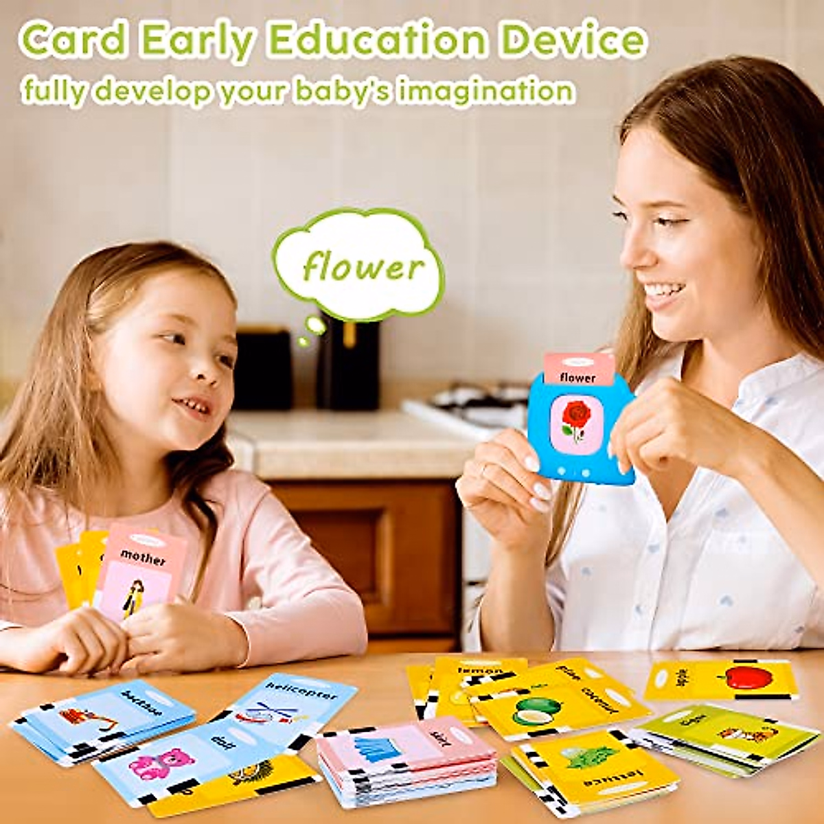 Talking Flash Cards,Kids Toddler Flash Cards with 224 Sight Words,Montessori Toys,Autism Sensory Toys,Speech Therapy Toys,Learning Educational Toys Gifts for Age 1 2 3 4 5 Years Old Boys and Girls