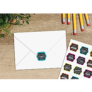 Teacher Created Resources (5618) Chalkboard Brights Stickers