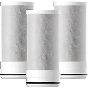 Waterdrop WD-FF-03A Faucet Replacement Filter, Carbon Block Filter Fits WD-FC-01, WD-FC-02, WD-FC-03, WD-FC-06, Reduces Chlorine, Heavy Metals and Bad Taste, Pack of 3
