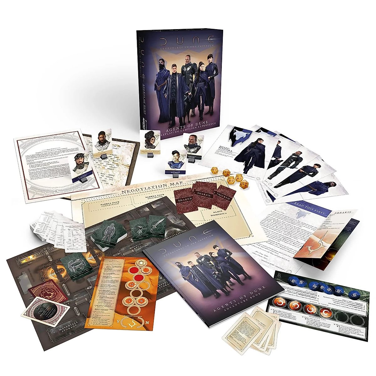Modiphius Entertainment Dune Adventures in The Imperium: Agents of Dune Box Set