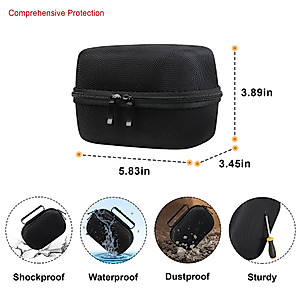 Elonbo Carrying Case for Sony Alpha ZV-E10 / ZV-E10L - APS-C Interchangeable Lens Mirrorless Vlog Camera Kit, Portable Digital Camera Travel Protective Cover Bag Storage Holder, Black