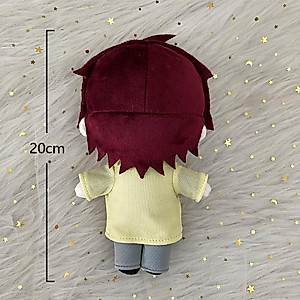 QAHEART BSD Soft Figure Edgar Allan Poe Throw Pillow Anime Soft Figure Hug Pillow Cushions Home Sofa Decoration Collectible for Fans