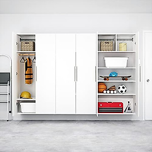 Prepac HangUps Wardrobe Storage Cabinet, 20"D x 36"W x 72"H, White