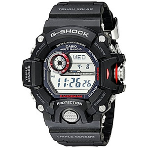 CASIO Men's GW-9400-1CR Master of G Stainless Steel Solar Watch