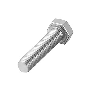 uxcell M5x20mm Hex Bolts 304 Stainless Steel Hexagon Screw Bolt 20pcs