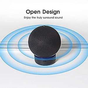 GGMM E4 Battery Base for 4th Generation, Work with Smart Speaker 4th Gen with Premium Sound, Make 4th Gen Portable, 10000 Battery Capacity Rechargeable Battery Stand, Black (Not Include The Speaker)