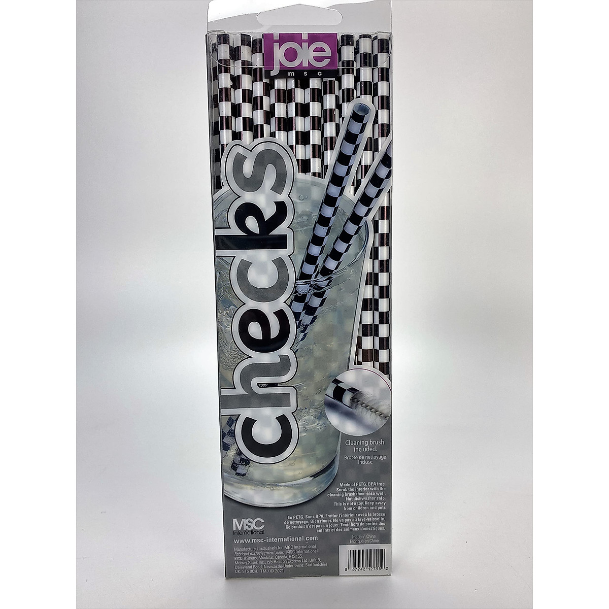 JOIE Reusable Straws 20 pieces with cleaning tool