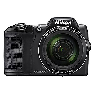 Nikon COOLPIX L840 Digital Camera with 38x Optical Zoom and Built-in Wi-Fi (Black) (Renewed)