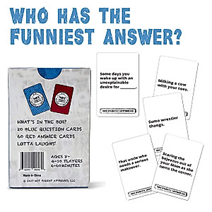 Not Parent Approved: The Original, Hilarious Family Party Game and Expansion Pack #1 Bundle