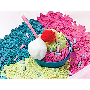Creativity for Kids Sensory Bin: Ice Cream Shop Playset - Toddler Learning Toys for Kids Ages 3-4+, Kids Pretend Play Ice Cream Set, Kids Gifts for Girls and Boys, Medium