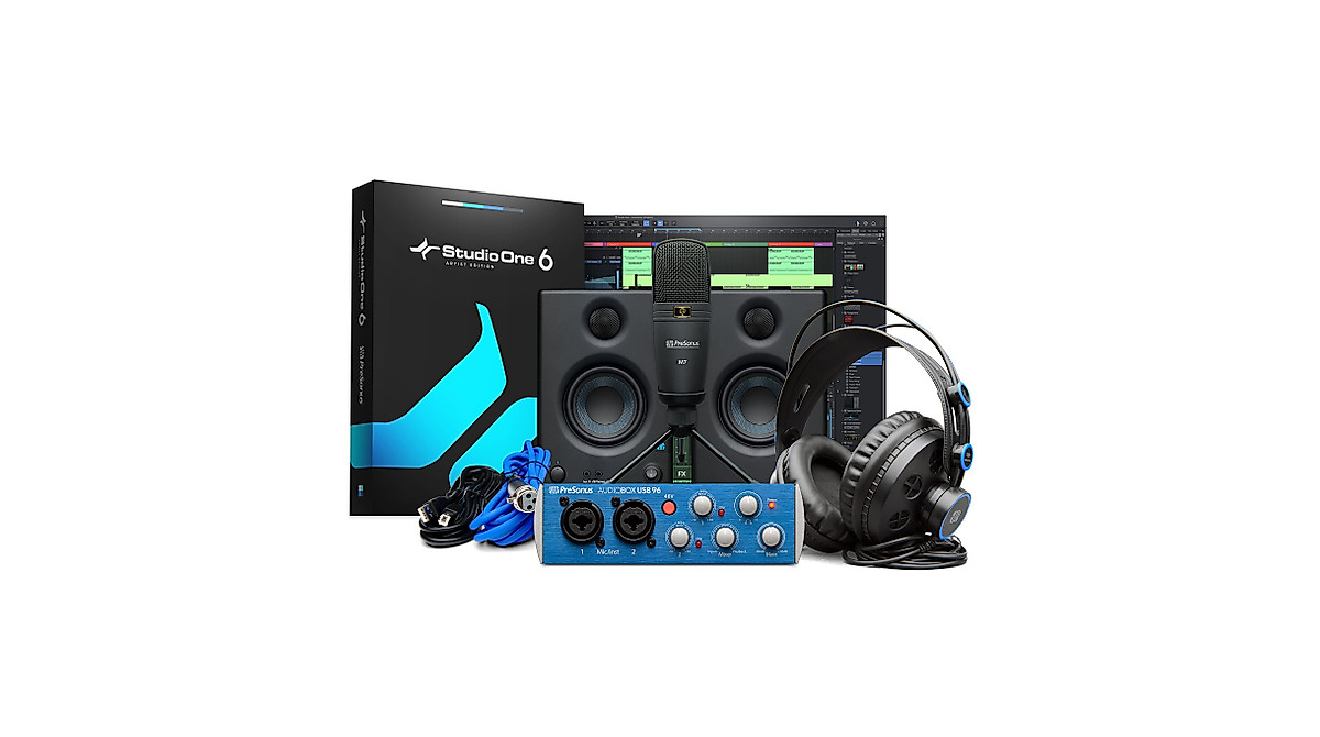 PreSonus AudioBox Studio Ultimate Bundle Complete Recording Kit with ...
